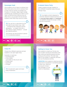 Springboard to Active Schools Classroom Physical Activity Ideas and Tips