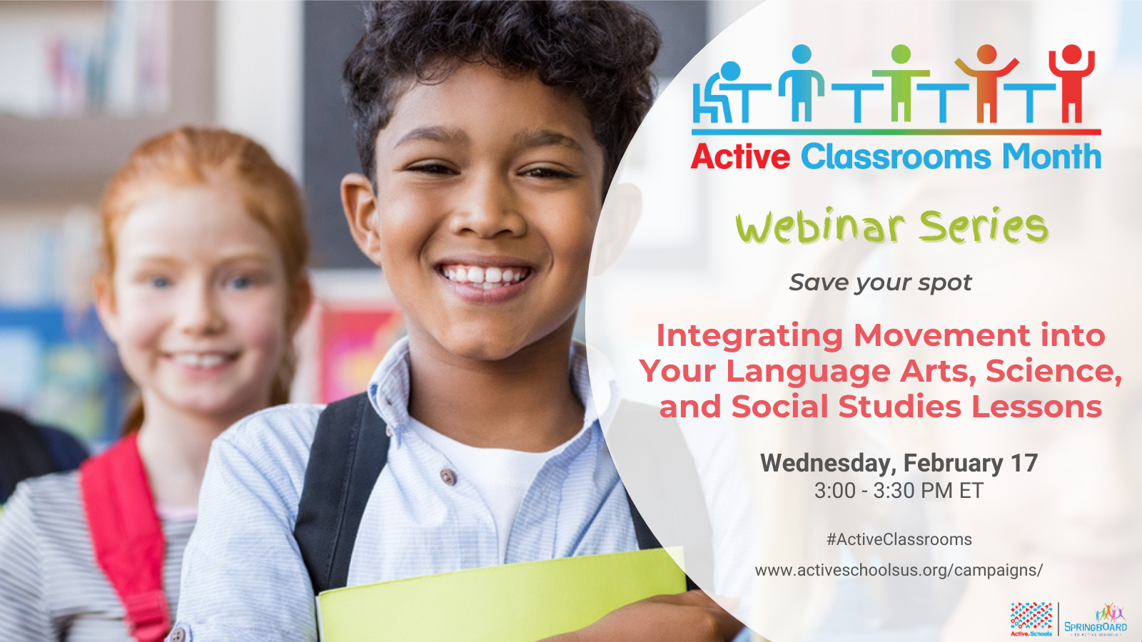 Springboard to Active Schools Webinar: Integrating Movement into Your ...