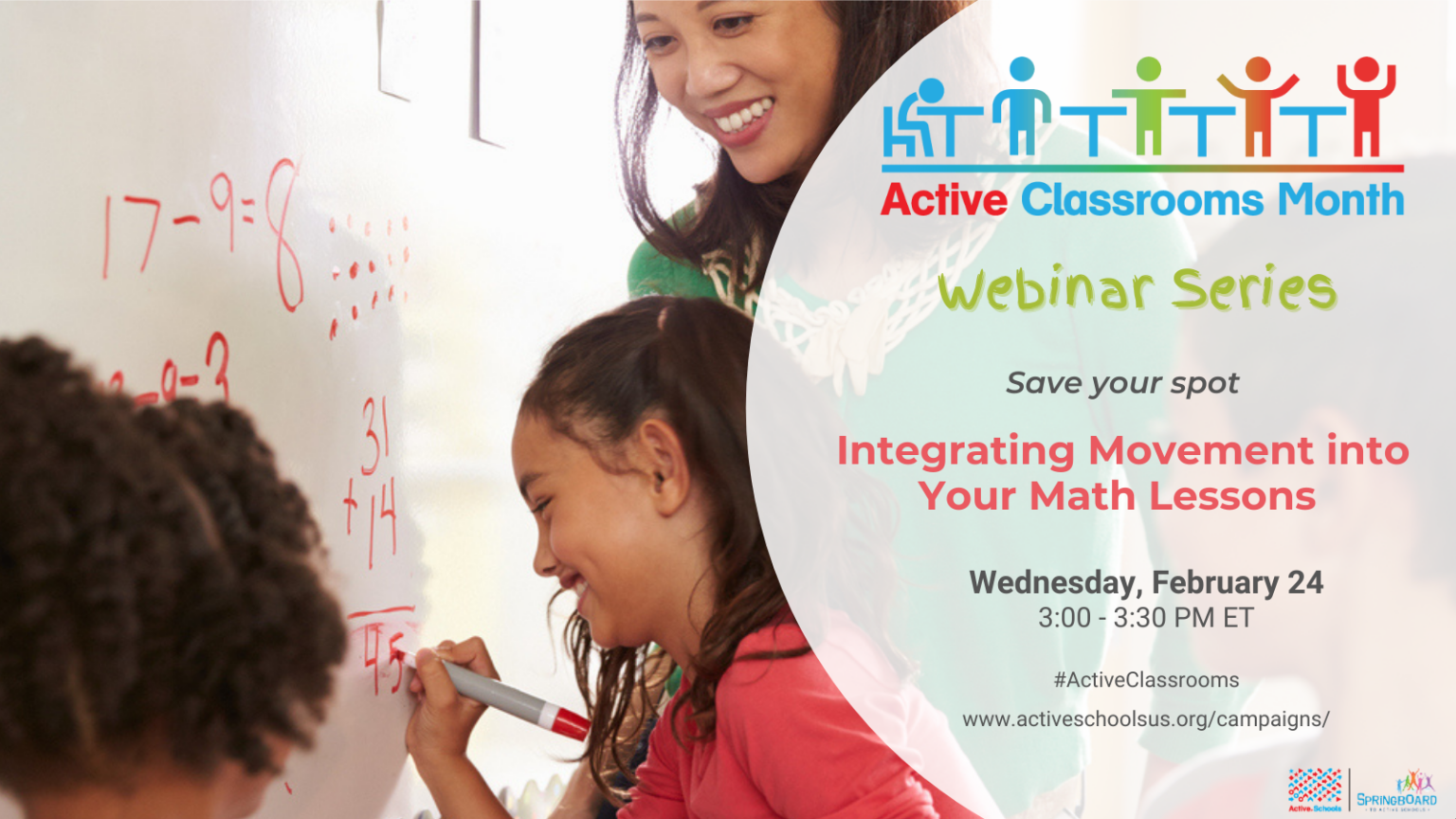 Springboard to Active Schools Webinar: Integrating Movement into Your ...